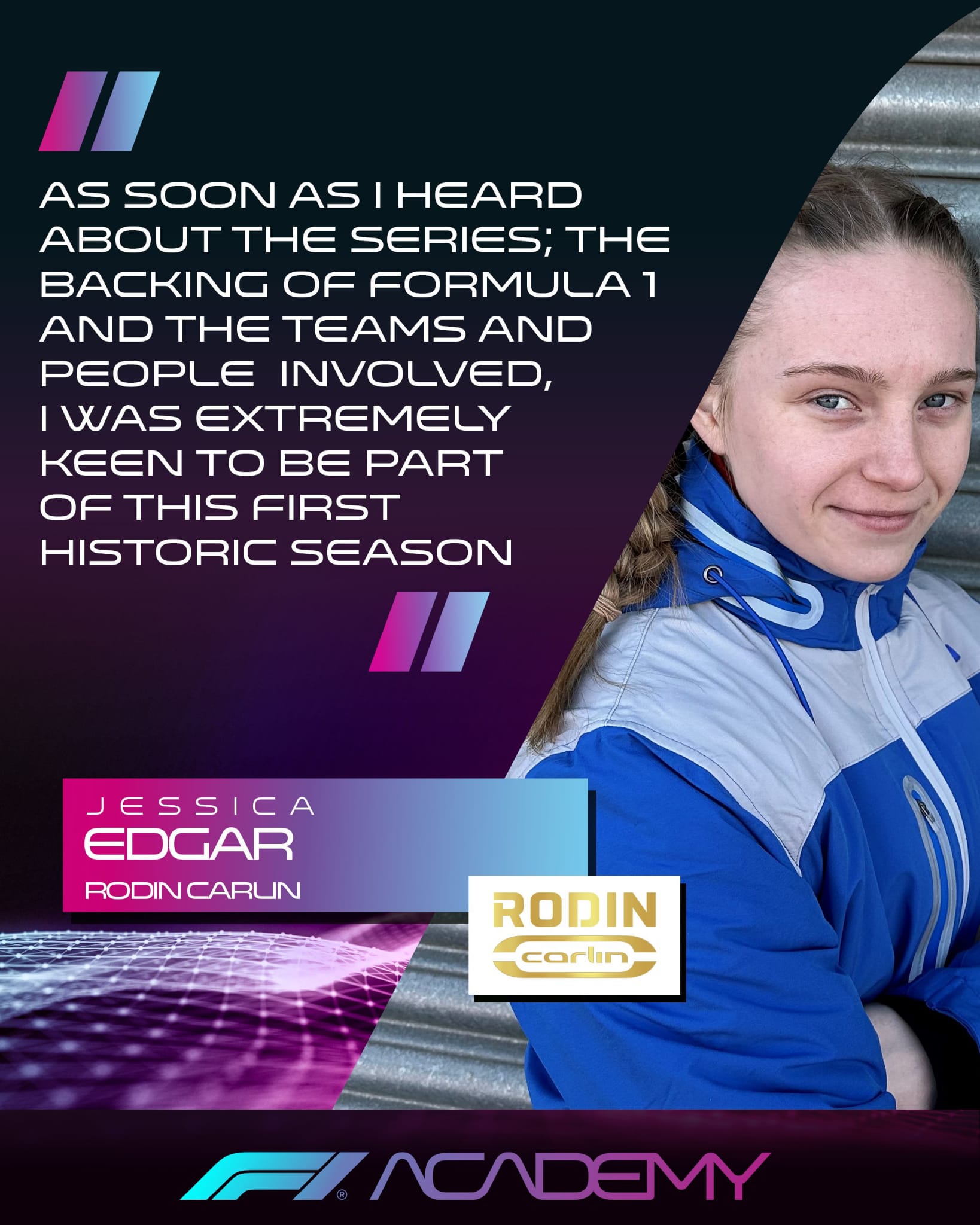 OFICIAL: Jessica Edgar se une a la F1 Academy