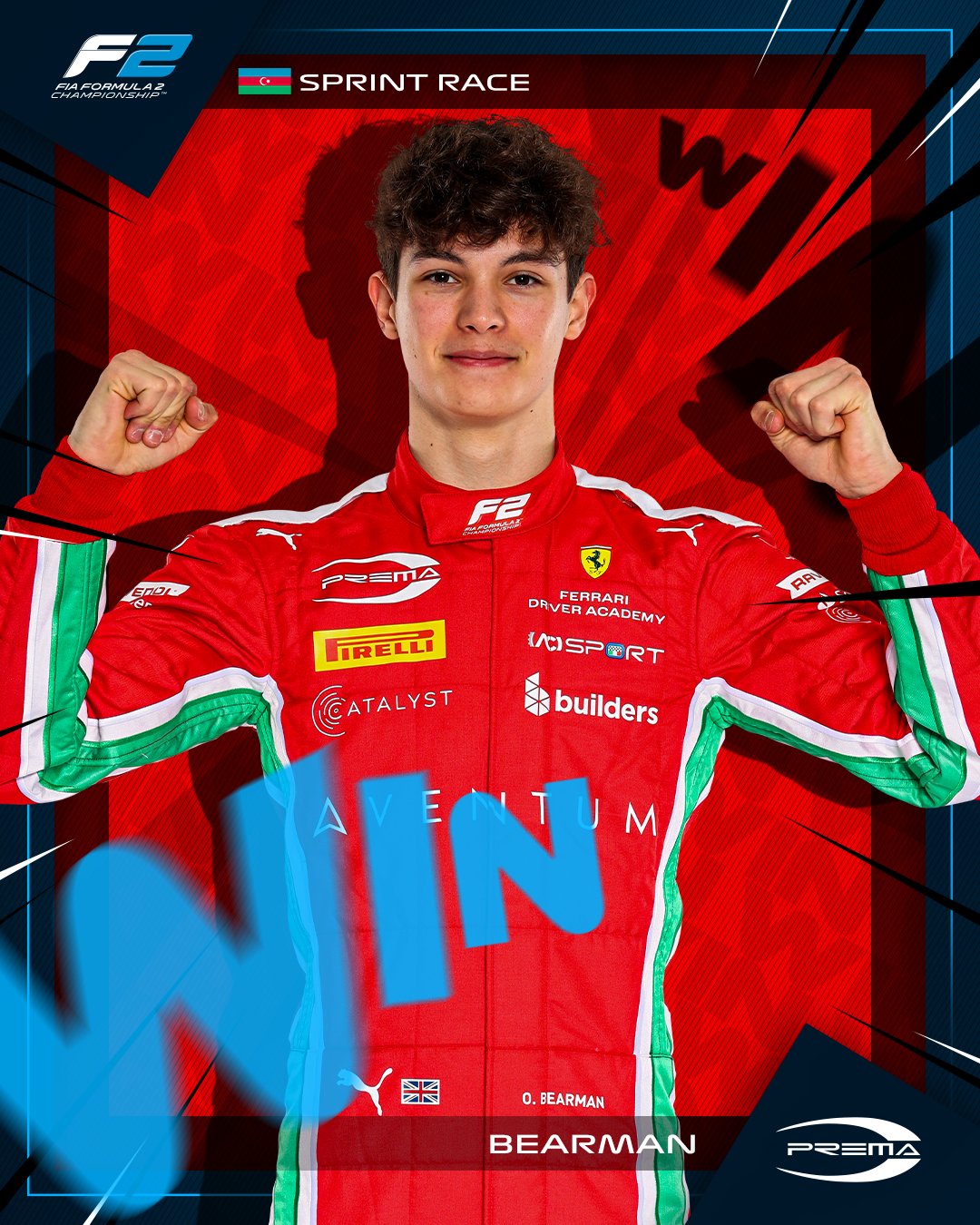 Resultados Carrera al Sprint F2: Ollie Bearman triunfa en un final caótico