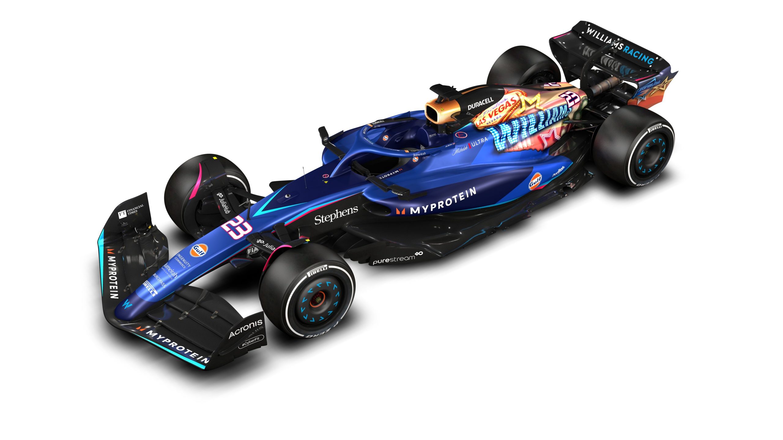 OFICIAL: Así es la livery de Williams para el GP de Las Vegas
