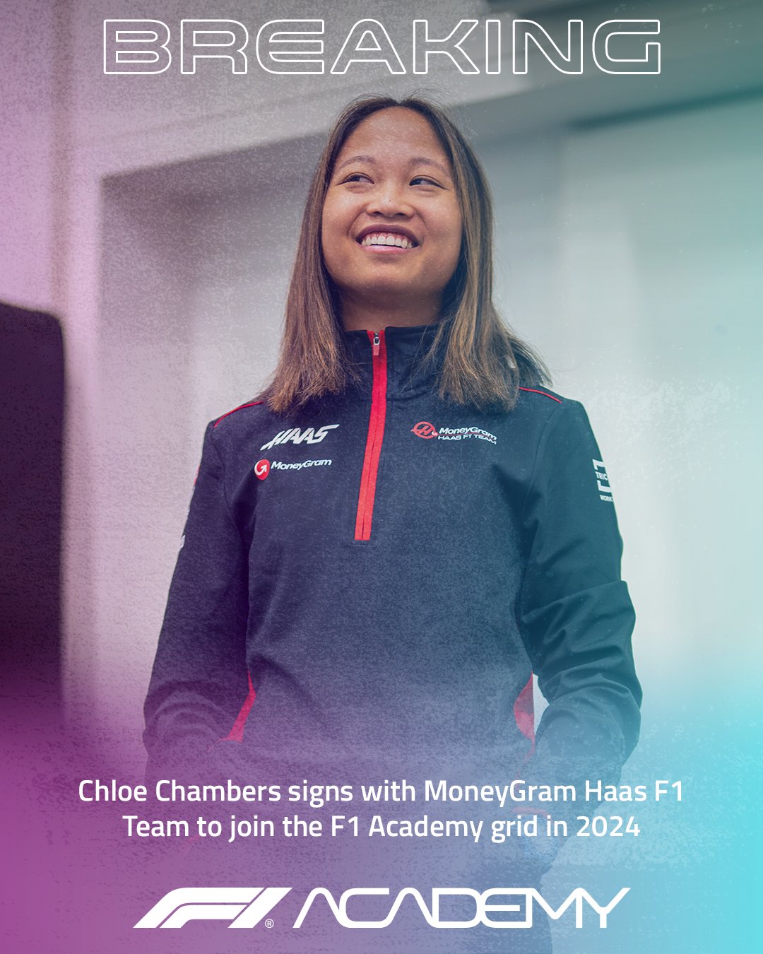 OFICIAL: Chloe Chambers llega a la F1 Academy por Haas