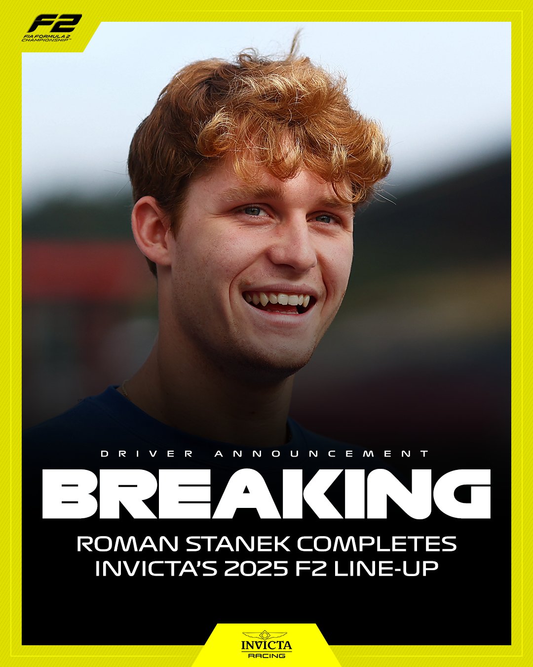 OFICIAL: Invicta Racing se hace con los servicios de Stanek para 2025 ...
