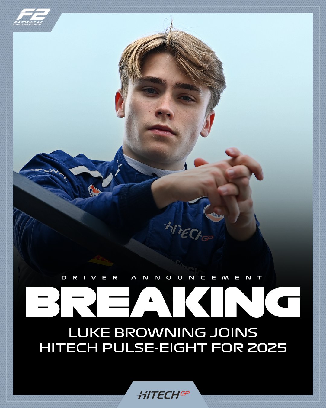 OFICIAL: Luke Browning firma con Hitech para la F2 2025 - Noticias F1 ...