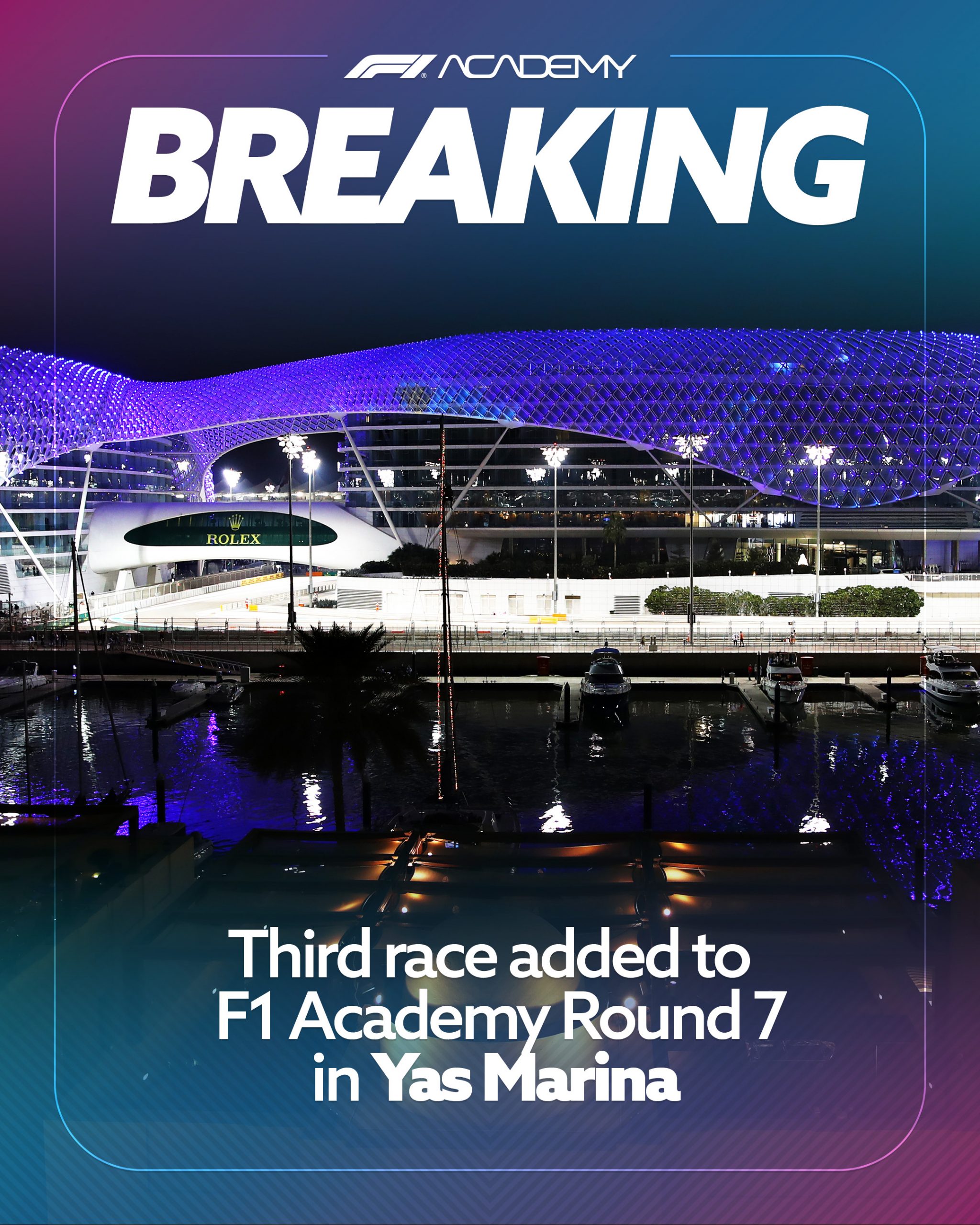 OFICIAL: Habrá Carrera 3 en la F1 Academy en Abu Dhabi - Noticias F1 en ...