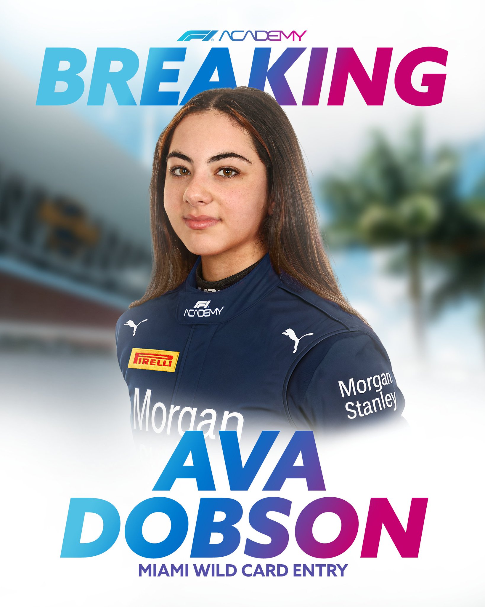 OFICIAL: Ava Dobson es la Wild Card en Miami con Morgan Stanley ...