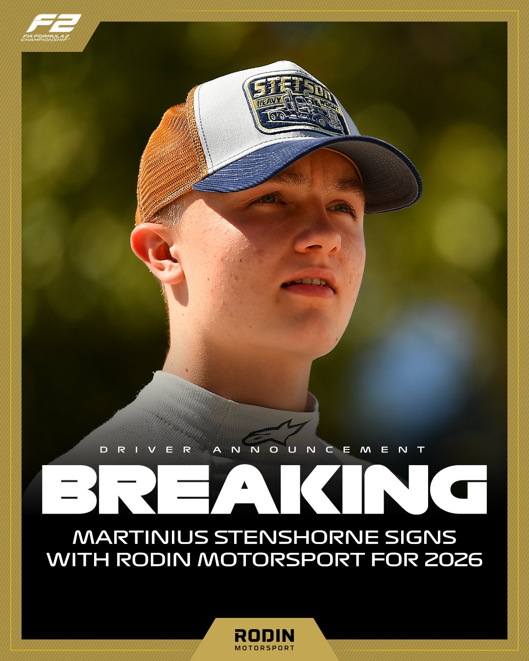 OFICIAL: Martinius Stenshorne se une a Rodin para la F2 2026 - Noticias ...