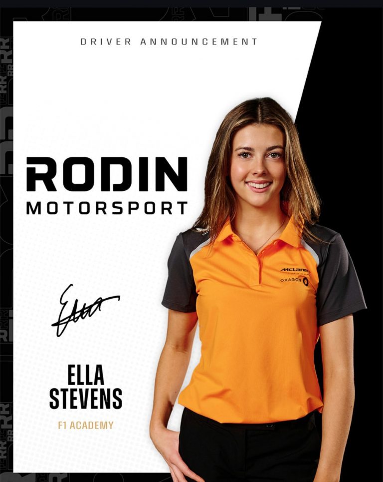 OFICIAL: Ella Stevens firma por Rodin McLaren Oxagon para 2026 ...